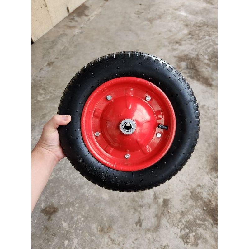 Jual Ban Gerobak Hidup / Ban Gerobak Pasir Hidup Velg Merah | Shopee ...