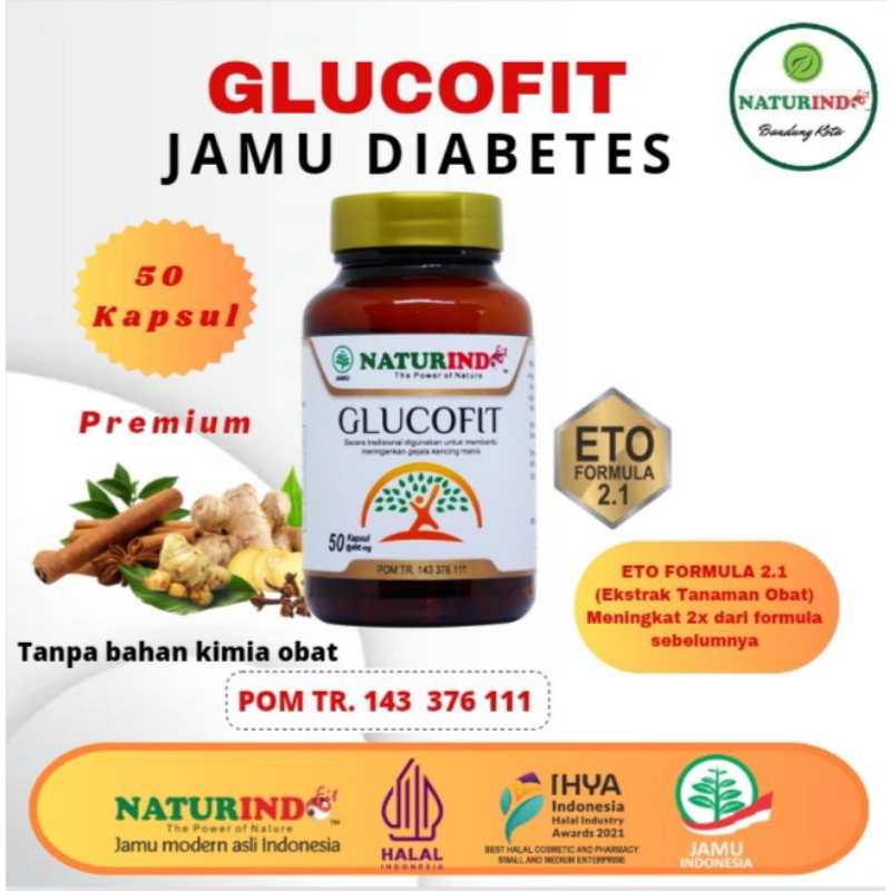 Jual Glucofit Jamu Obat Gula Darah Tinggi Kencing Manis/Diabetes ...