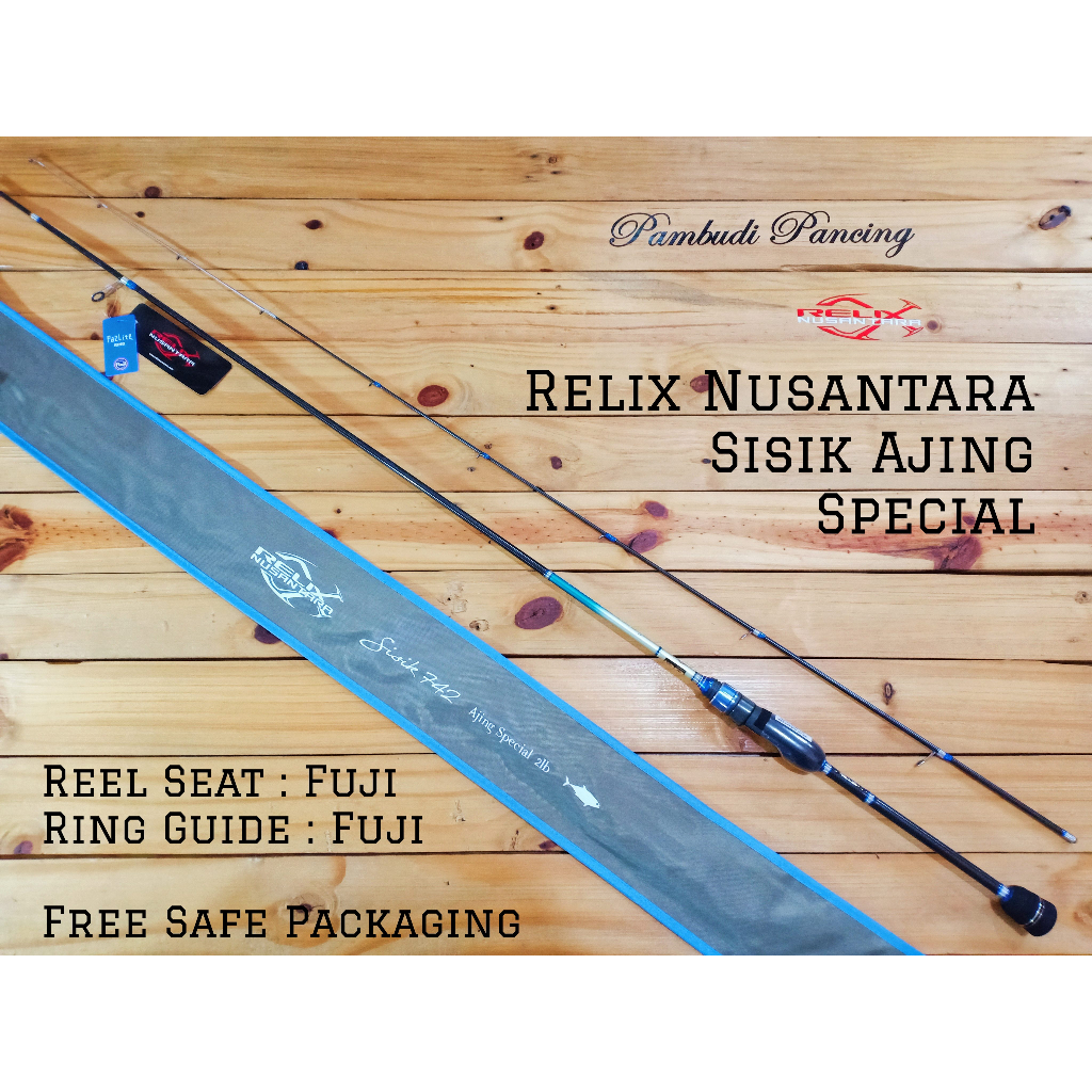 Jual RXN | Joran RELIX NUSANTARA SISIK AJING SPECIAL UL Spinning Rod ...