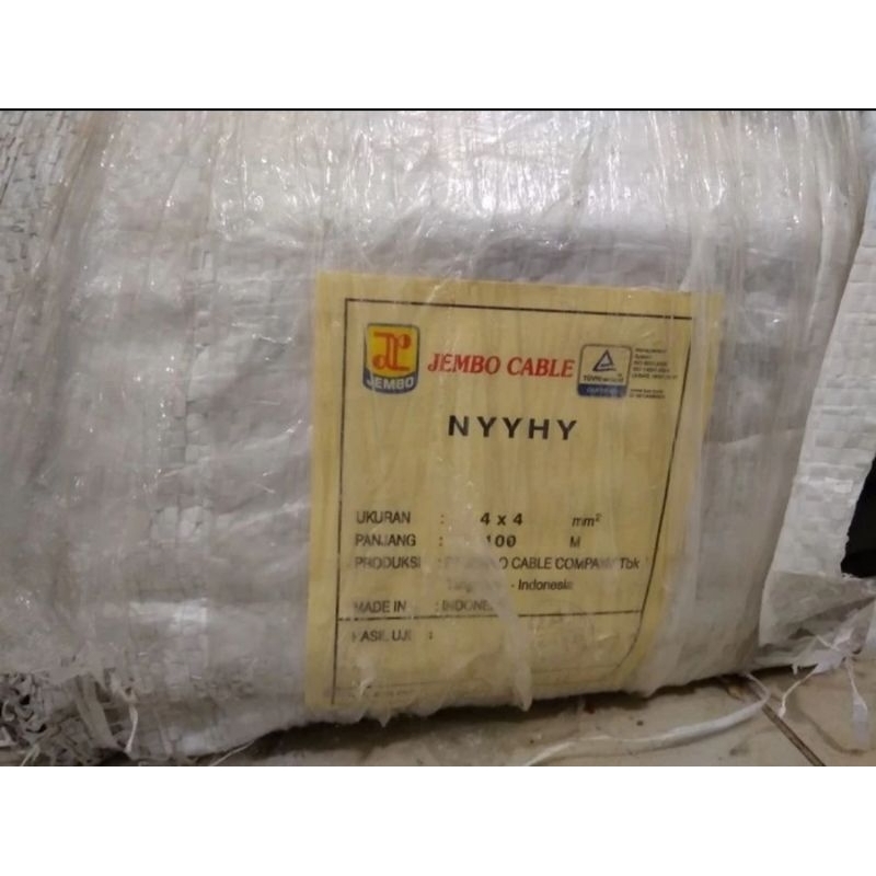 Jual KABEL NYYHY 4x4MM 4x4 MM JEMBO SERABUT 1 ROLL @ 50M METER | Shopee Indonesia