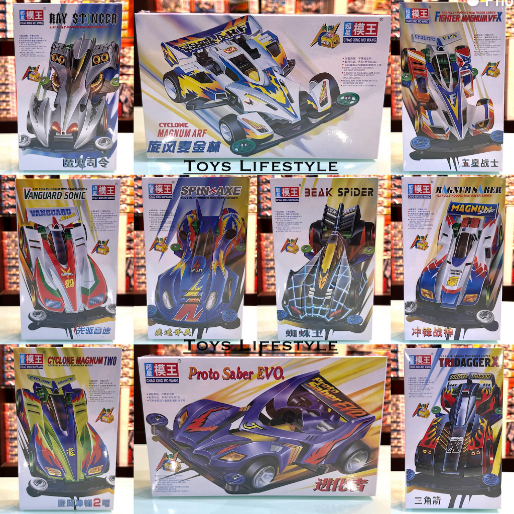 Jual Mainan Rakit Mobil Replika Tamiya Mini 4WD 2WD Merk Chao Xing Mo ...