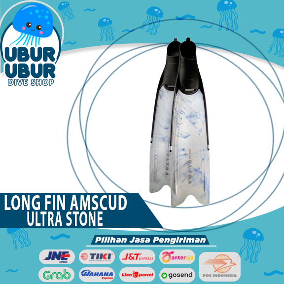 Jual Long Fin AmScuD Ultra Stone - Kaki Katak Freediving/Spearfishing | Shopee Indonesia