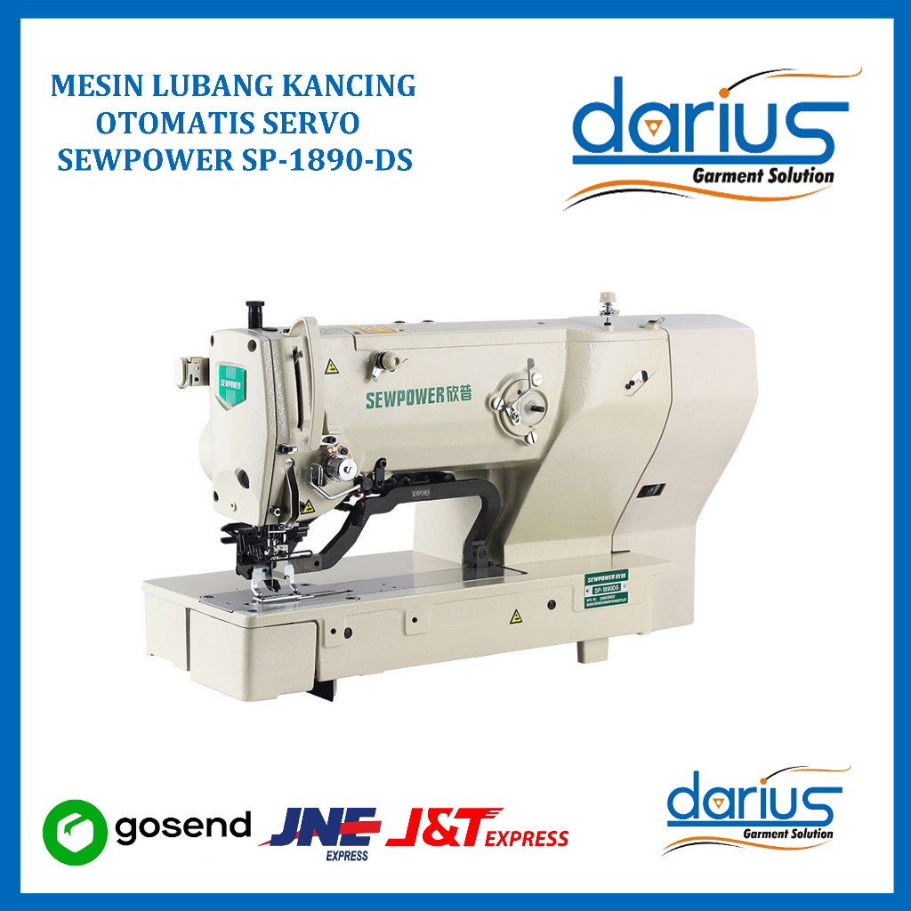 Jual MESIN LUBANG KANCING OTOMATIS SEWPOWER SP-1890-DS | Shopee Indonesia