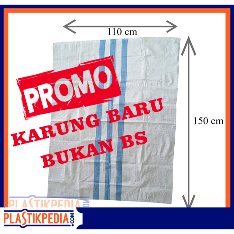 Jual Karung Putih Ukuran 110x150 cm - 200 kg (Isi 25 lembar) | Shopee ...