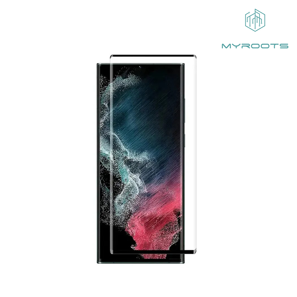 Jual Myroots Tempered Glass Full HD Curved Samsung S22 Ultra S22+ Plus S22 Screen Guard ...