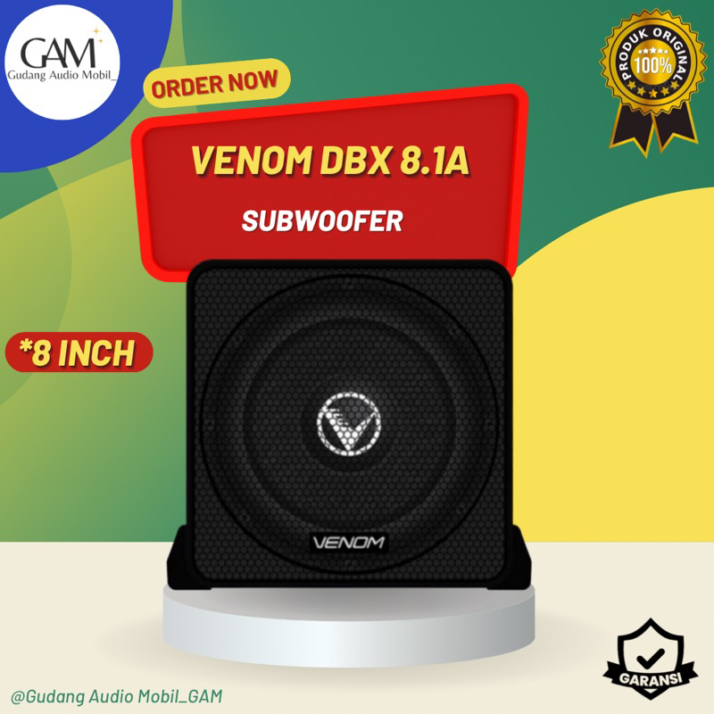 Jual SUBWOOFER AKTIF 8 INCH VENOM DBX 8.1A / SUBWOOFER VENOM | Shopee ...
