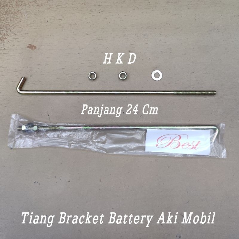 Jual BESI PENGAIT BRACKET AKI MOBIL PANJANG 24CM (Harga 1 Pasang ...