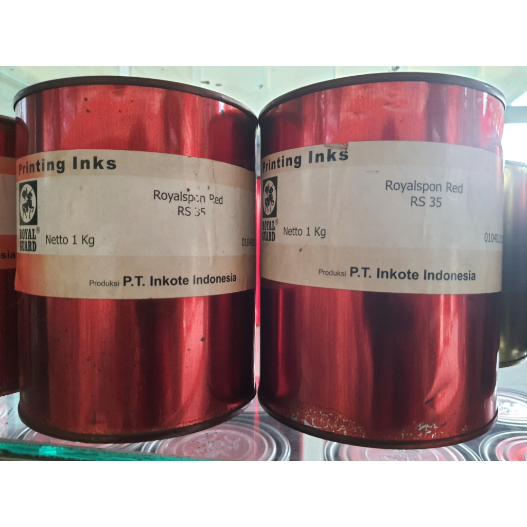 Jual Royal Guard, Cat / Tinta / Sablon - 1 kg Royalspon Red RS-35 ...