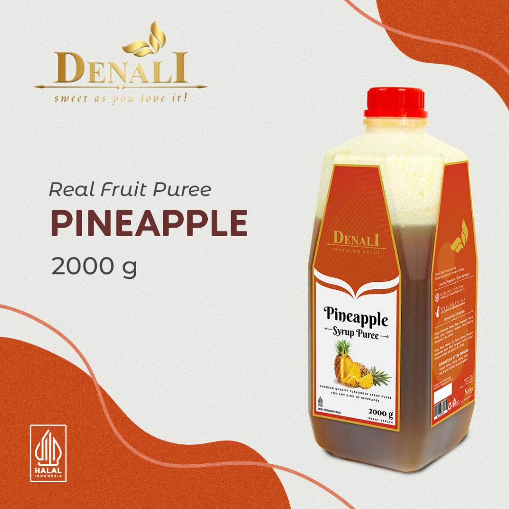 Jual Denali Fruit Puree - Pineapple | Shopee Indonesia