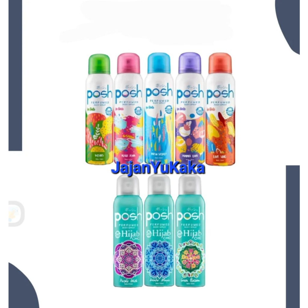 Jual Posh Spray Cologne 150 ml - Body Spray Hijab 150 ml | Shopee Indonesia