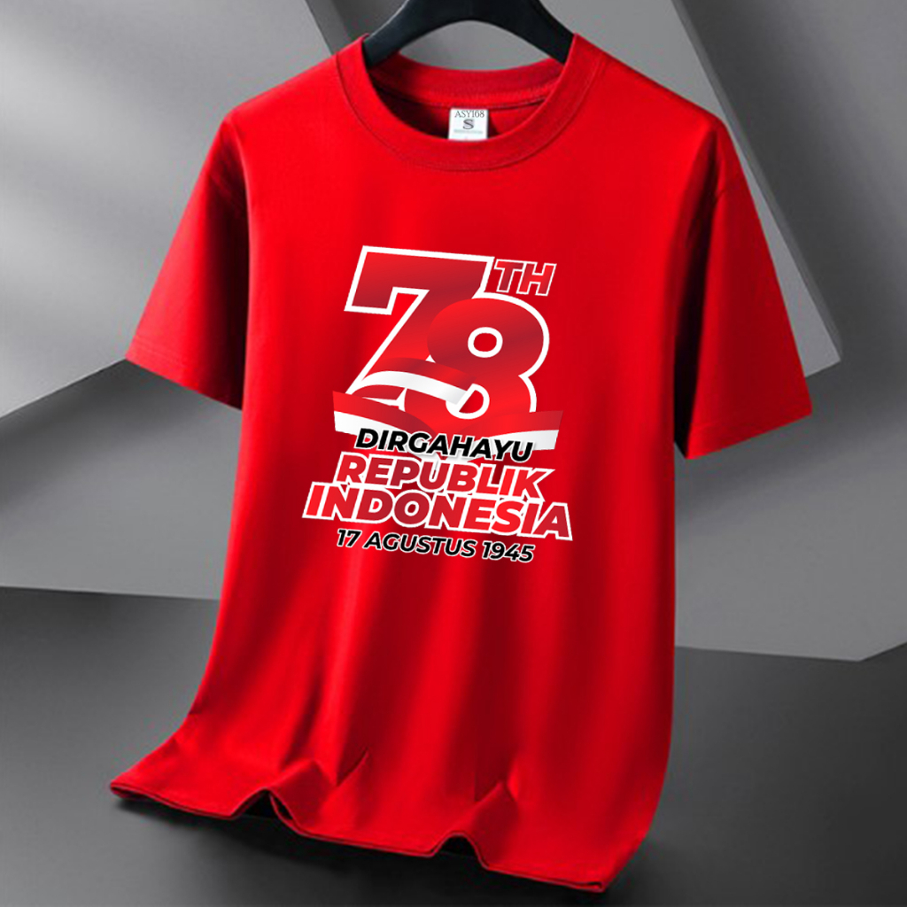 Jual F78 | KAOS KEMERDEKAAN HUT RI 78 BAJU INDONESIA 17 AGUSTUS 1945 2022 KEMERDEKAAN INDONESIA ...