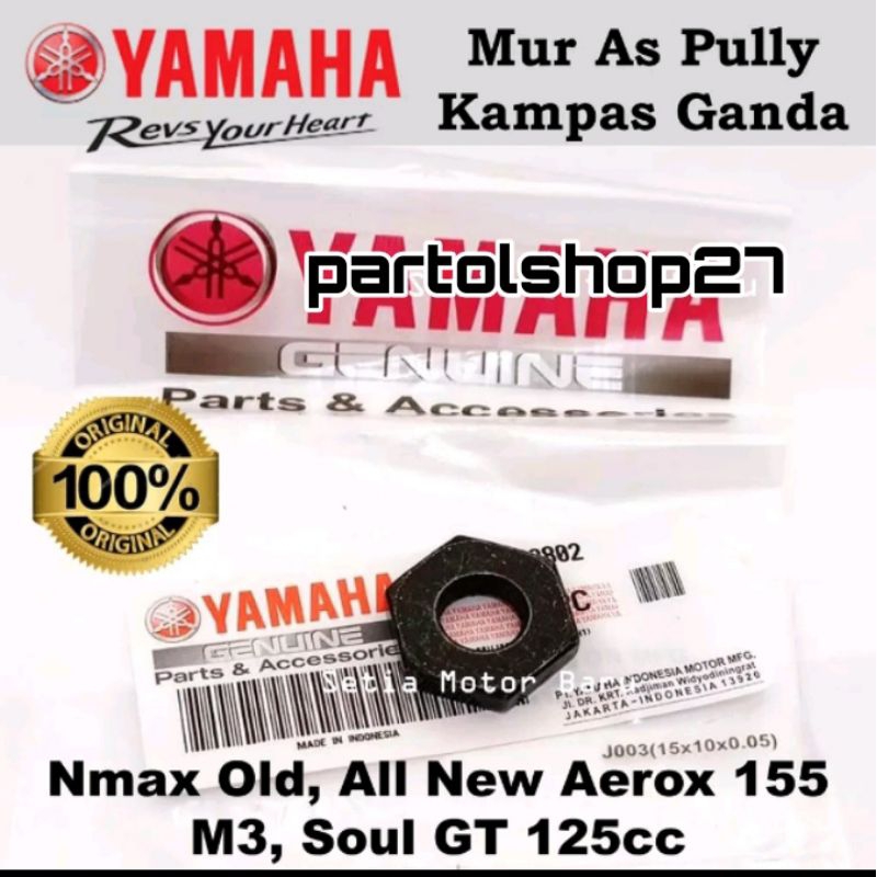 Jual Mur Baut As Pully Puli Kampas Ganda Nmax N max Old All New Aerox ...