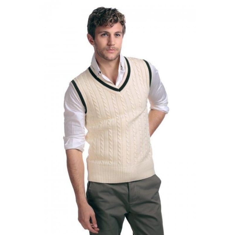 Jual SN - VEST CABLE WOLL PREMIUM / Rompi Rajut pria tali kepang ...