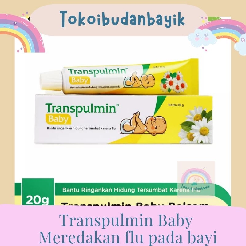 Jual Transpulmin baby isi 20g Balsam untuk bayi flu | Shopee Indonesia