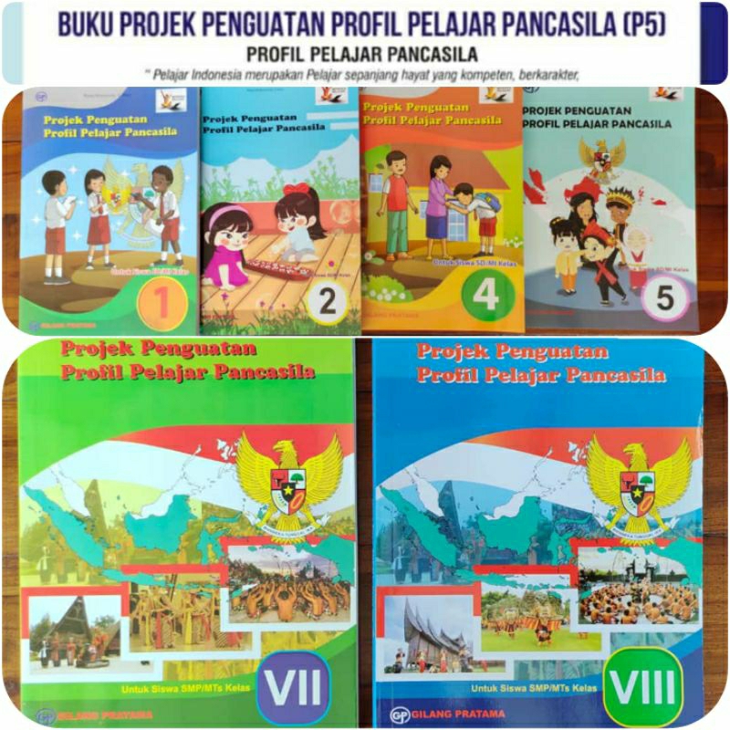 Jual Buku P5 - Projek Penguatan Profil Pelajar Pancasila SD, SMP Kurikulum Merdeka | Shopee ...