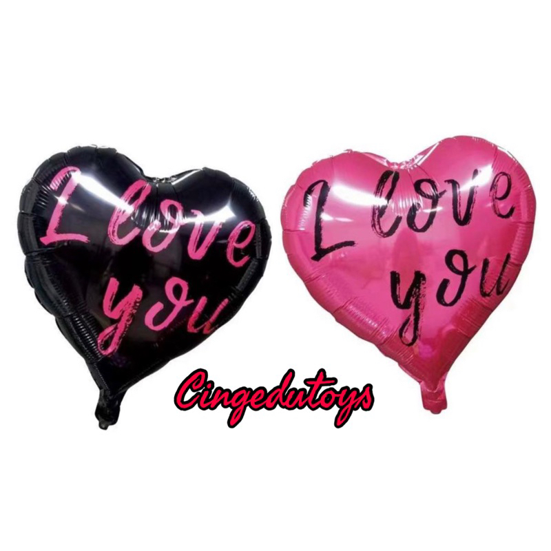 Jual Valentine / Balon Hati I Love you | Shopee Indonesia