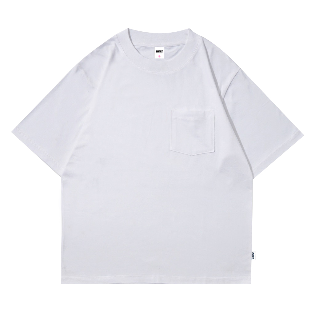 Jual Mnst T-shirt Polos Kaos Oversize Pocket Basic | Shopee Indonesia