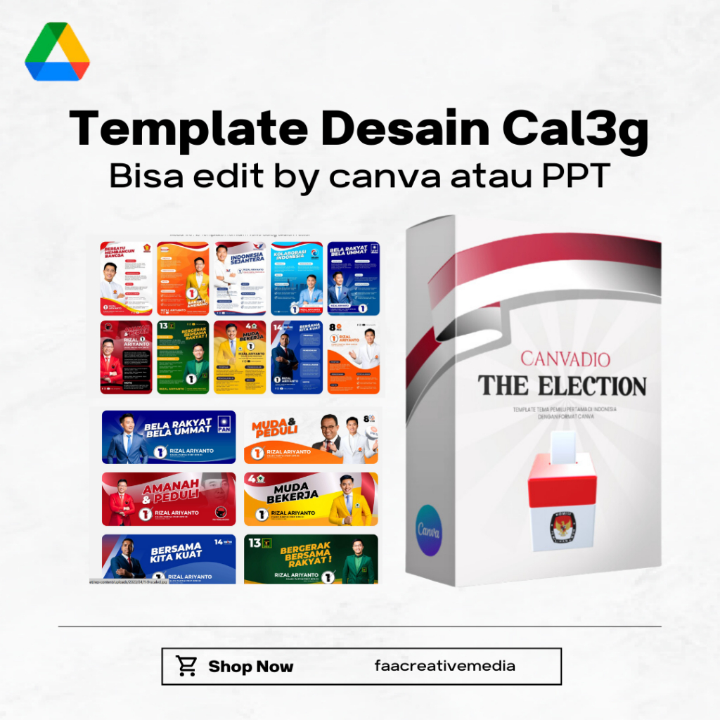 Jual THE ELECTION Template Caleg, Kampanye Canva | Shopee Indonesia