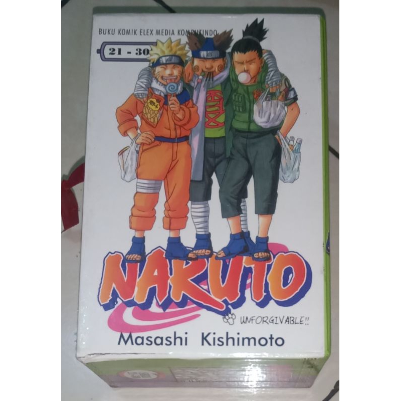 Jual komik Naruto box set vol 21-30 original segel | Shopee Indonesia