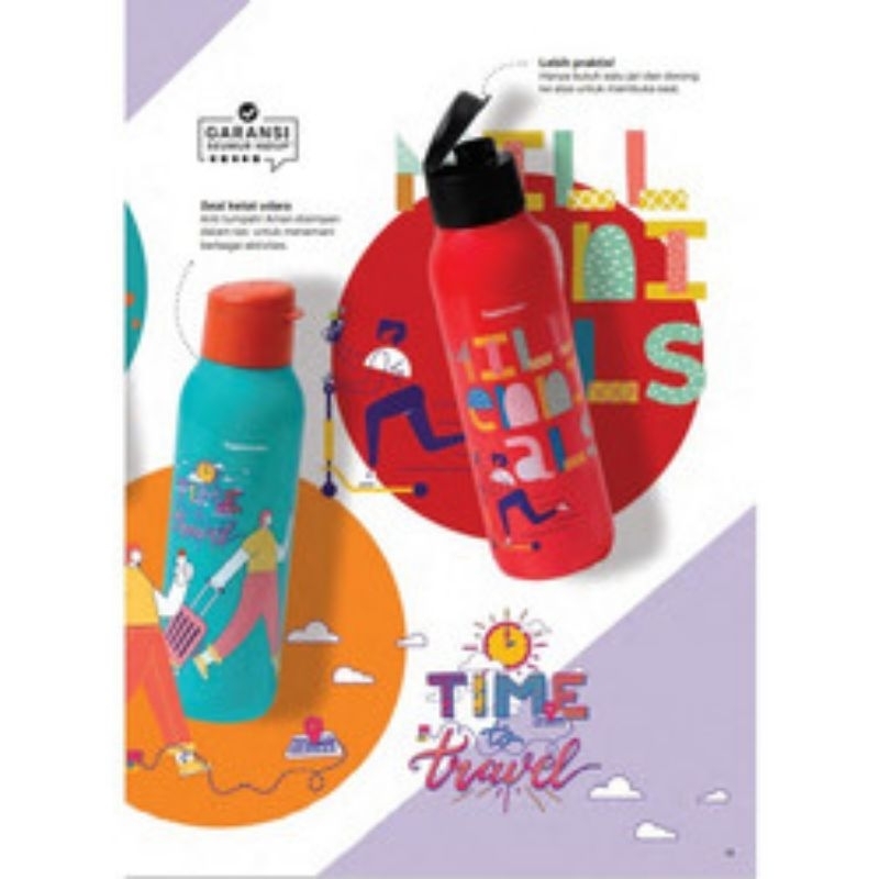 Jual Tupperware Original ECO Fancy Bottle 750ml | Shopee Indonesia