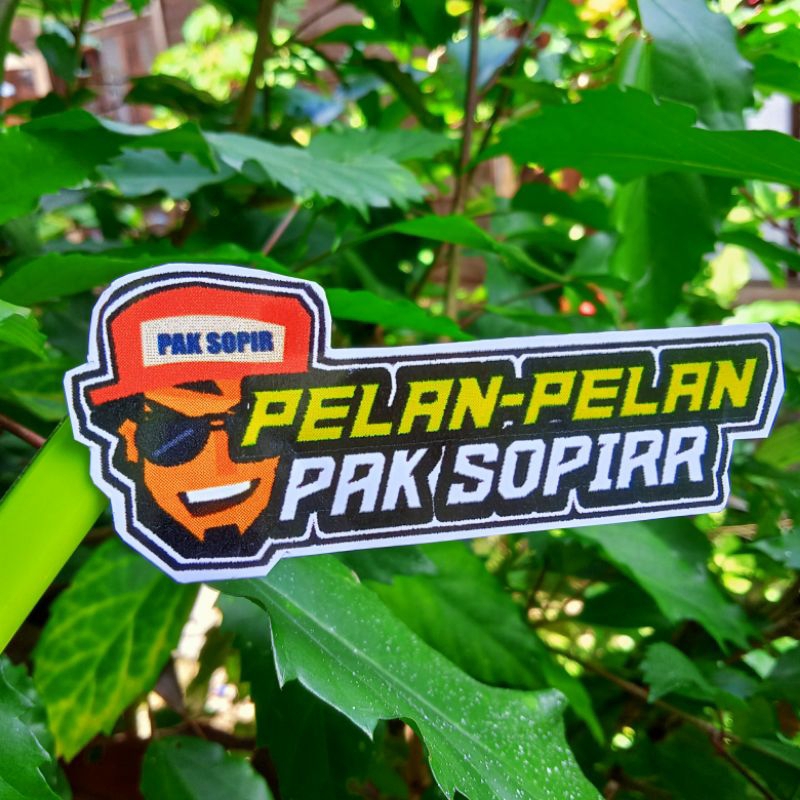 Jual Stiker Pelan-Pelan Pak Sopirr | Shopee Indonesia