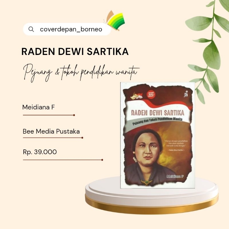 Jual Buku Raden Dewi Sartika Pejuang Dan Tokoh Pendidikan | Shopee Indonesia