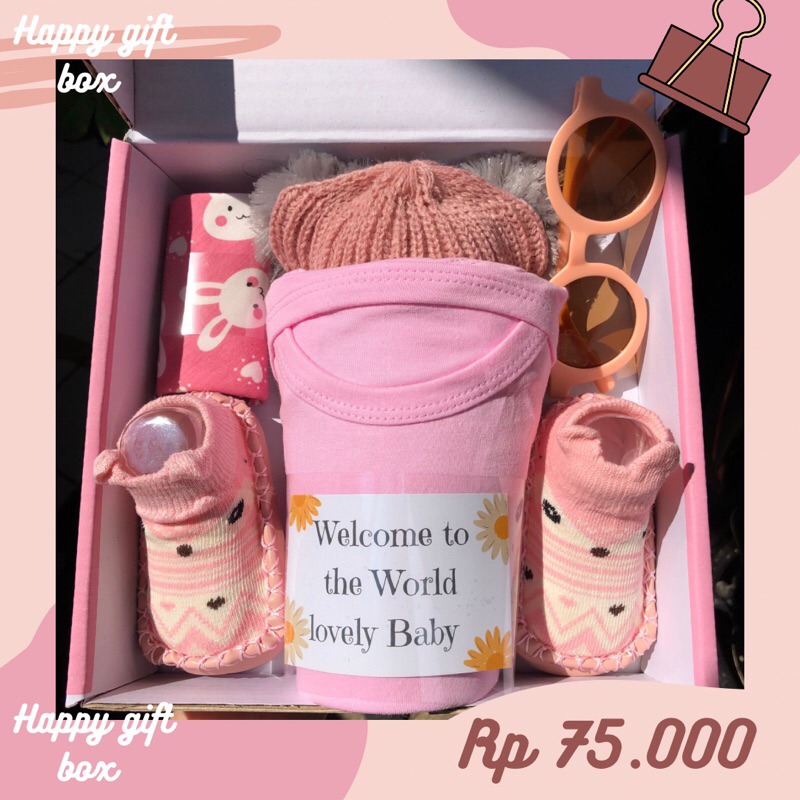 Jual HAMPERS BABY,HADIAH BAYI,KADO LAHIRAN,SET HADIAH BAYI,HAPPY GIFT BOX | Shopee Indonesia