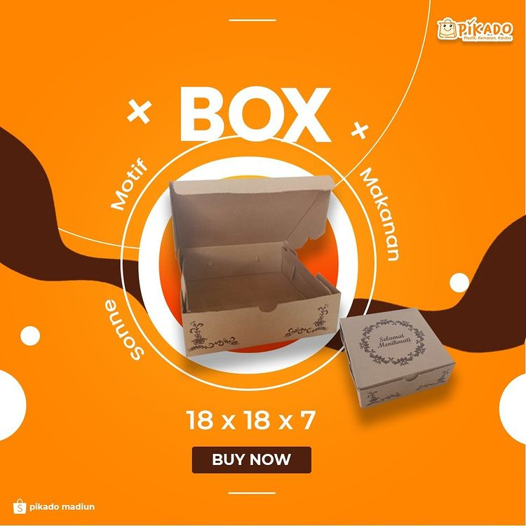 Jual Box Nasi Motif/Kardus Nasi Motif/Dus Nasi/Box Nasi Sonne/Kardus ...