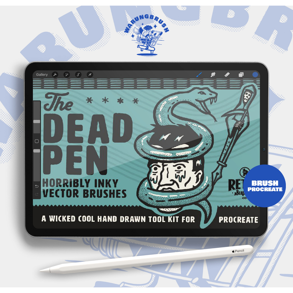 Jual The Dead Pen - Toolkit for Procreate BP0076 | Shopee Indonesia