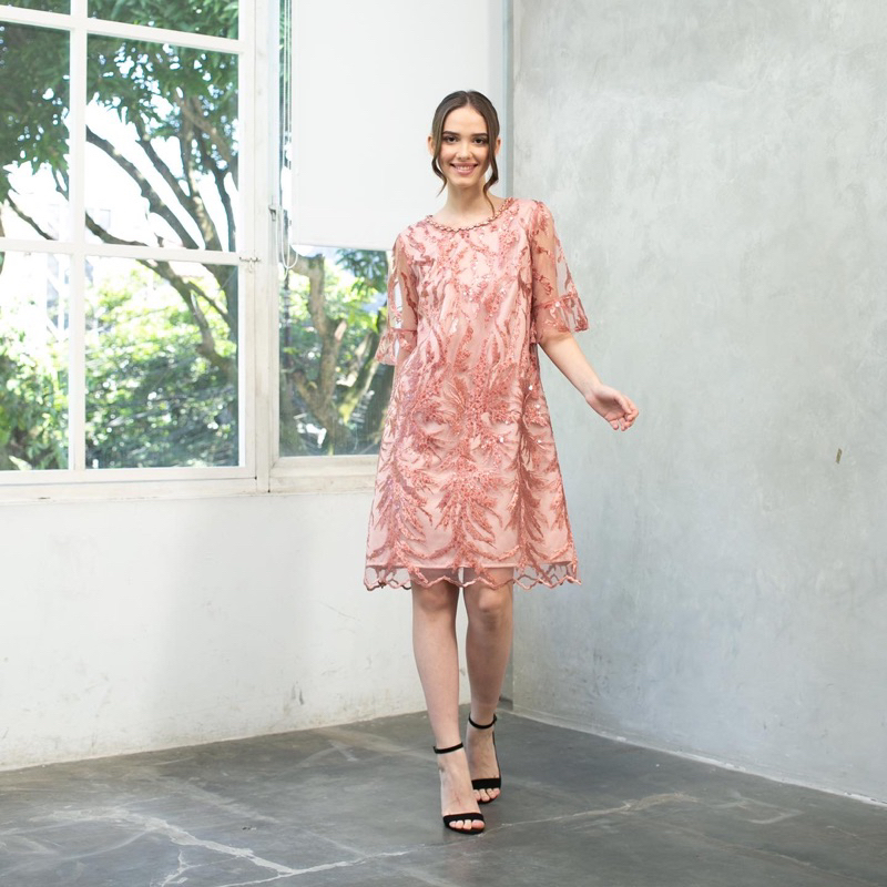 Jual ILSA (midi dress baju pesta tulle by FEVRIERSTORE) | Shopee Indonesia