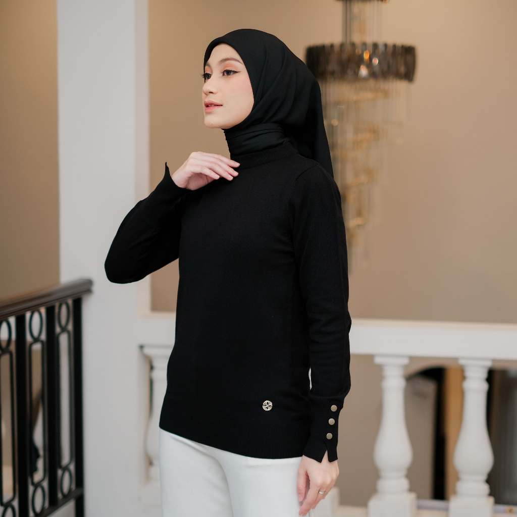 Jual Aune Baju Atasan Inner Inara Wanita Bahan Knit Blouse Rajut ...