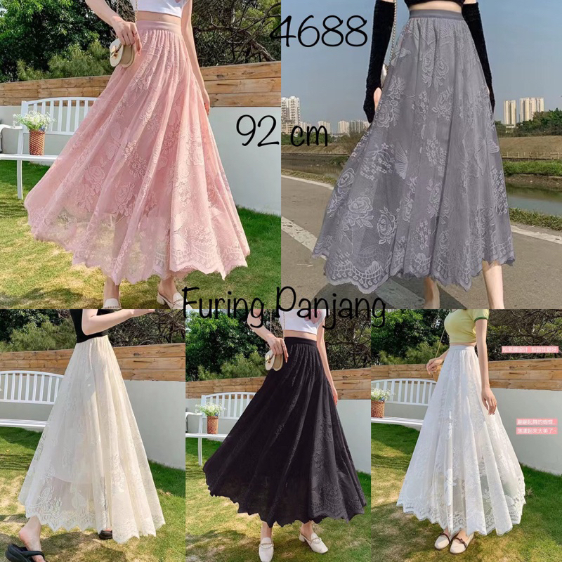 Jual Rok Brukat Import, Premium, Ukuran Panjang, Furing Panjang ...