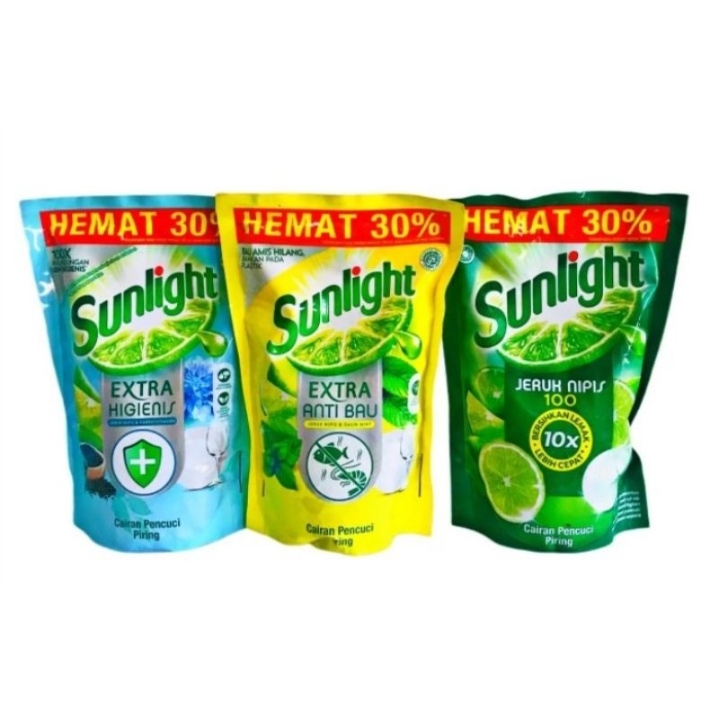 Jual Sunlight Anti Bau Jeruk Nipis Cuci piring 700 ml | Shopee Indonesia