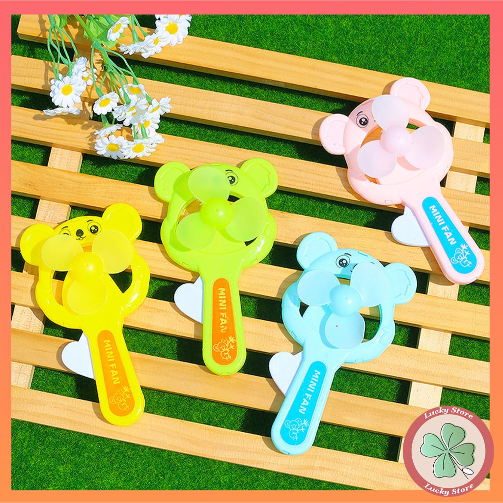 Jual Kipas Angin Mini Tangan Manual Karakter / Mini Fan Manual Cute ...