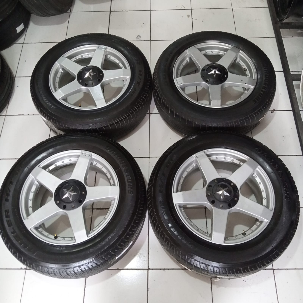 Jual velg mobil second ROCKSTAR ring 17 hole 5x114,3 rush terios x ...