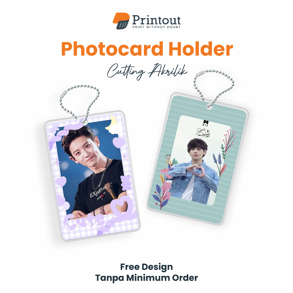 Jual PRINTOUT Custom Design Photocard Holder Akrilik 2 Sisi Free ...