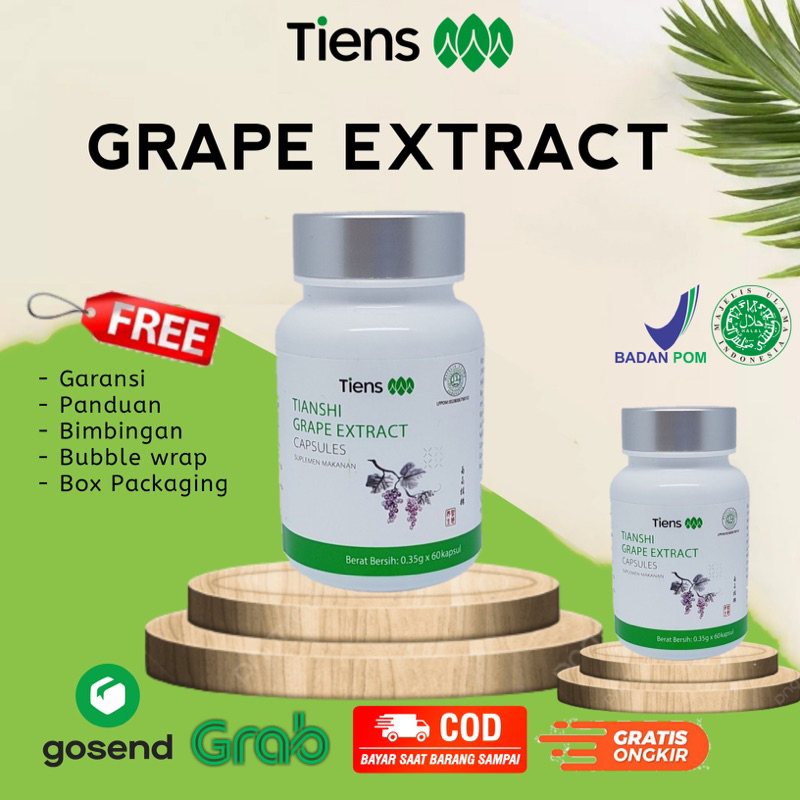 Jual TIENS GRAPE EXTRACT / NUTRISI UNTUK VERTIGO / PENYUMBATAN PEMBULUH ...