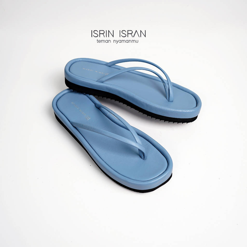 Jual Sandal Jepit Wanita Kekinian Ringan Sendal Tinggi Wedges ISRIN ...