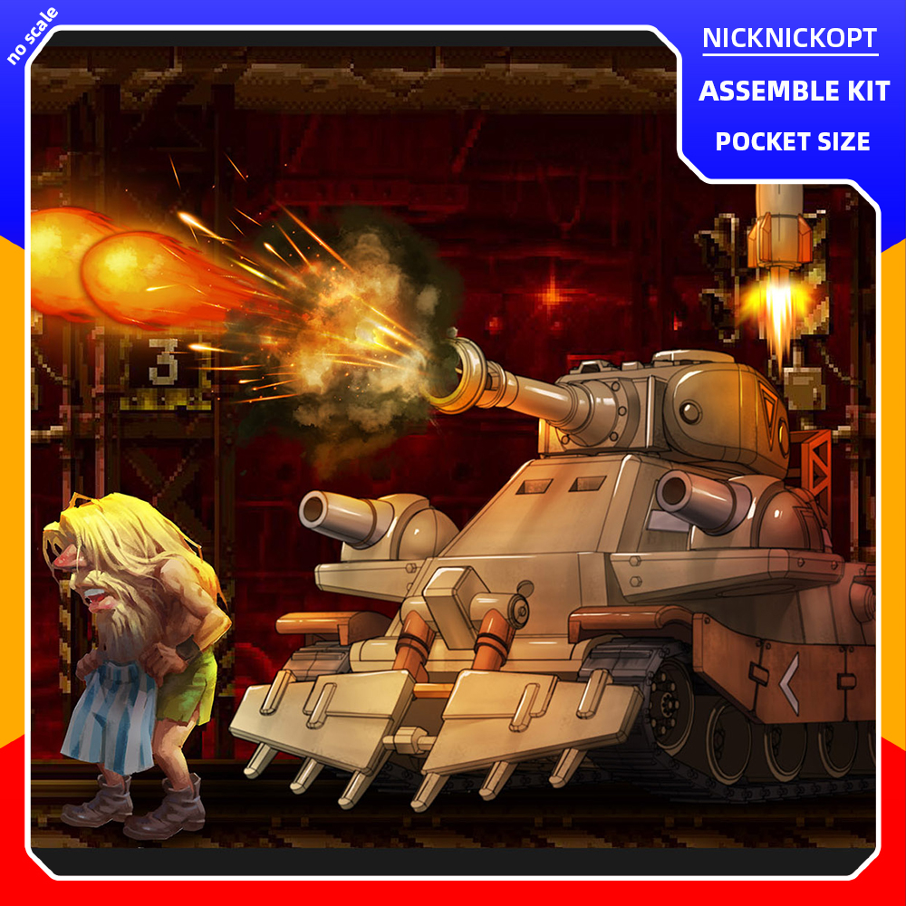 Jual Metal Slug X Assemble Vehicle Kit Skala Pocket Size Model Kit ...
