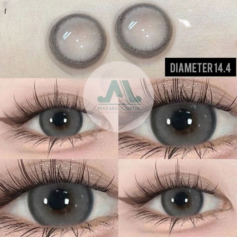 Jual Softlens Soft Grey Limited Diameter 14.4 Premium | Softlens Filter ...