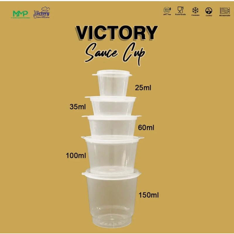 Jual Cup Puding 100 ML+Tutup/Thinwall Wadah Cup Saos Sambal | Shopee Indonesia