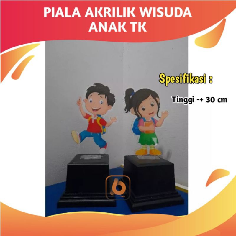 Jual Piala Akrilik Anak TK (SATUAN) | Shopee Indonesia