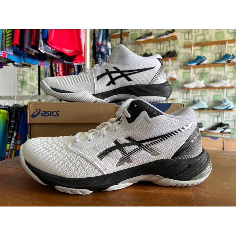 Jual ASICS NETBURNER ORIGINAL PUTIH HITAM | Shopee Indonesia