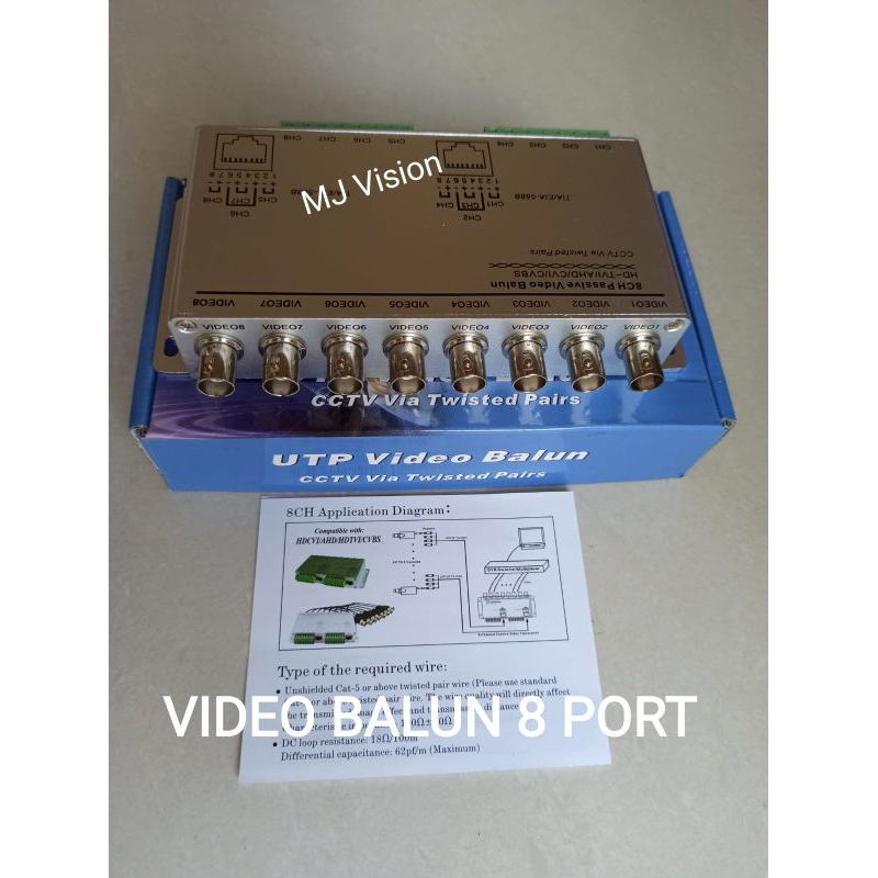 Jual VIDEO BALUN 8 CHANNEL | Shopee Indonesia