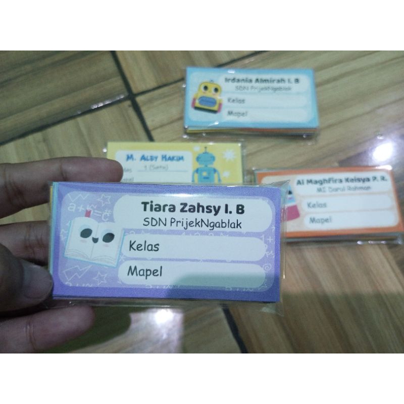 Jual Stiker Mapel Custom (isi 20pcs) | Shopee Indonesia