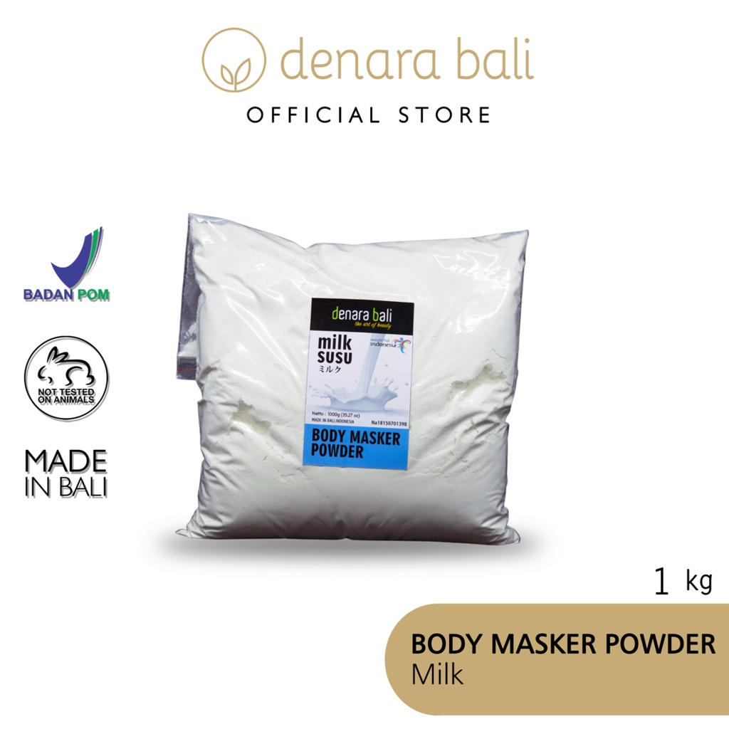Jual Denara Bali Body Masker Powder Milk Bath Susu 1kg | Shopee Indonesia