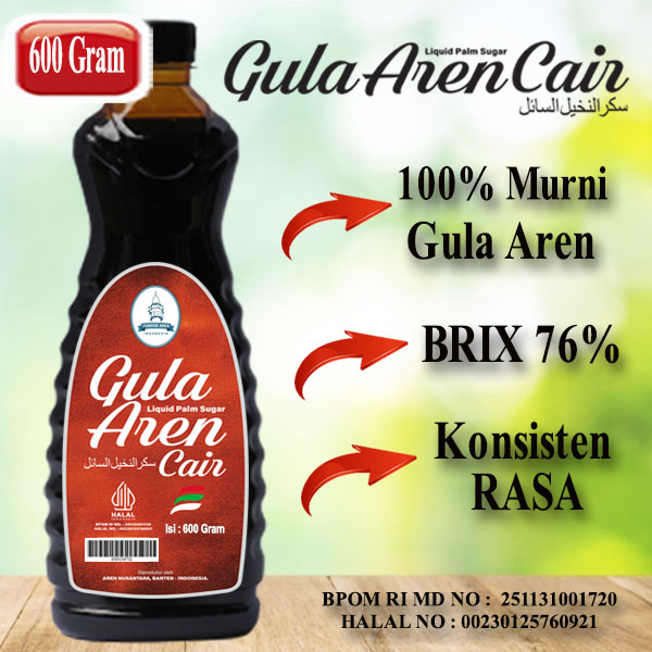 Jual Gula Aren Cair Asli Murni 600 Gram Brown Sugar Cair Asli 100% ...
