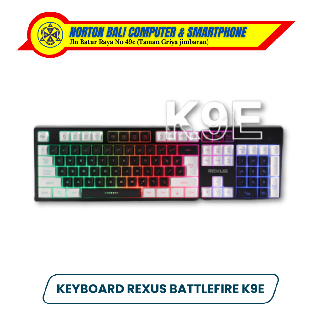 Jual keyboard gaming rexus battlefire k9e original RGB | Shopee Indonesia