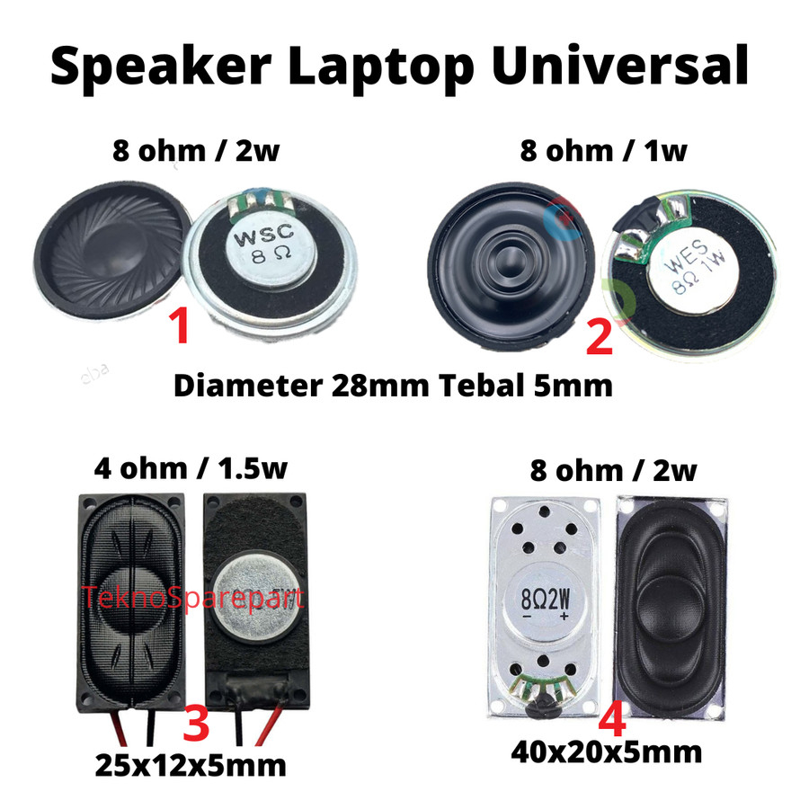 Jual Speaker Internal Laptop Universal Asus Lenovo Dell Toshiba Acer HP ...