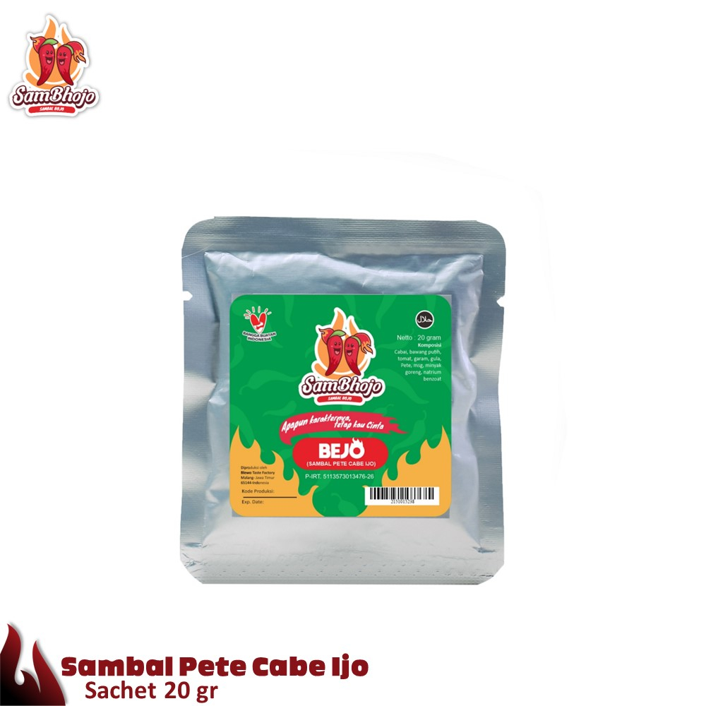 Jual SamBhojo - Sambal Pete Cabe Ijo (Bojo Bejo) Sambal Kemasan Sachet ... Jual SamBhojo - Sambal Pete Cabe Ijo (Bojo Bejo) Sambal Kemasan Sachet ...